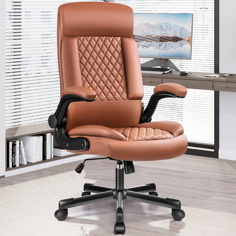 Red Barrel Studio Joulon Ergonomic Executive Chair with Headrest Reviews Wayfair